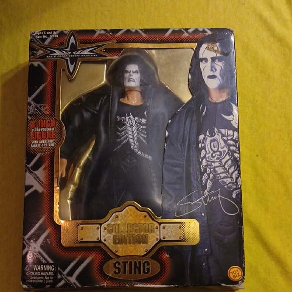 WWE | Toys | Vintage Wwe Collector Edition Sting Action Figure | Poshmark